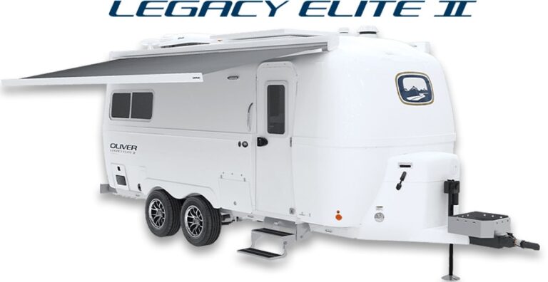 Legacy Elite II 23 Camper Trailer with Bathroom, AC, Dinette Options ...