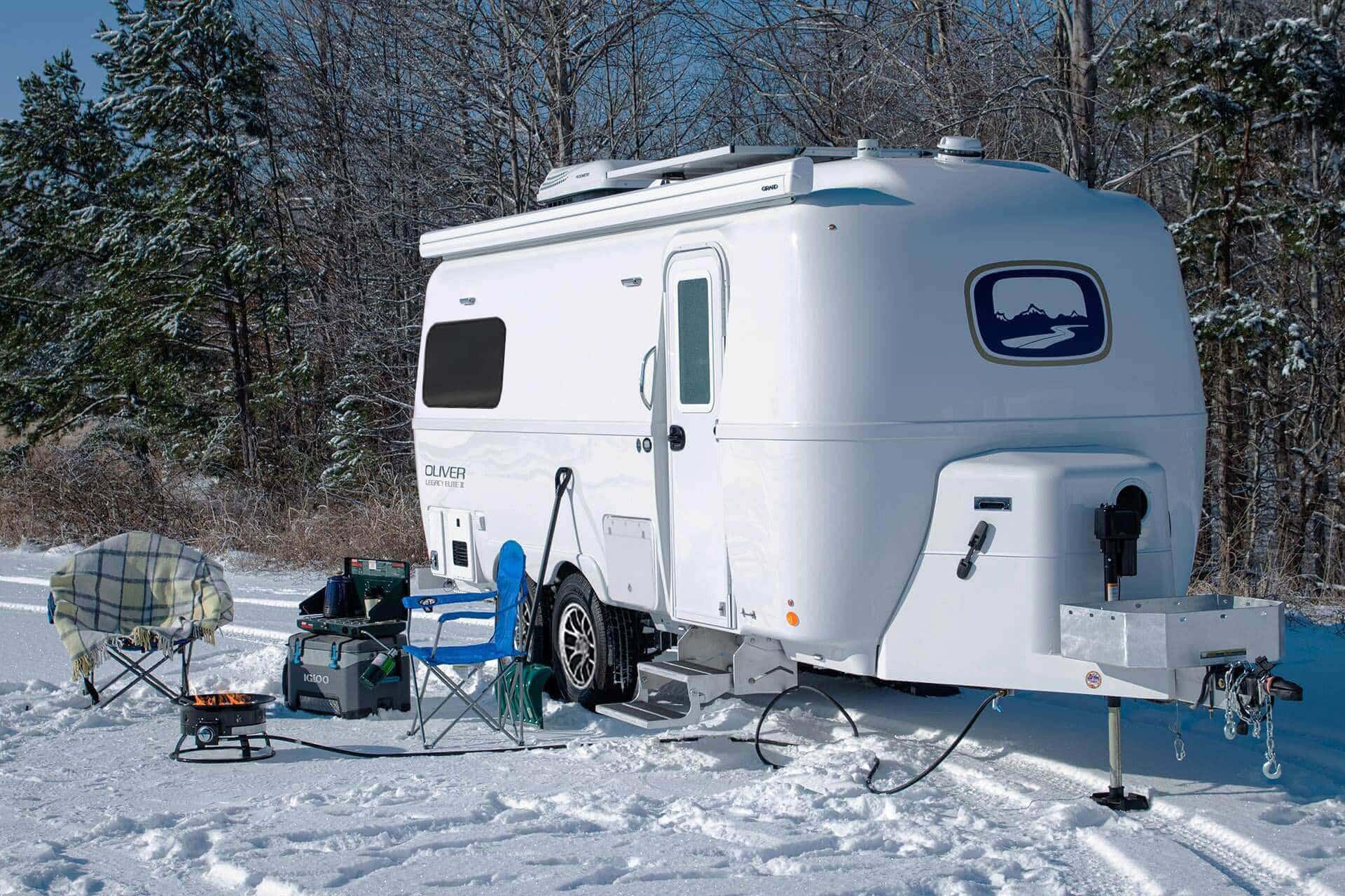 Four Season Travel Trailers for Year-Round Camping | Oliver Travel Trailers